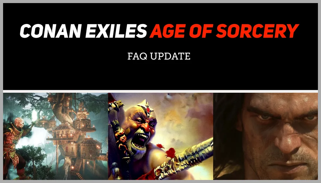 Neues Conan Exiles FAQ Age of Sorcery | Game Server mieten & vergleichen